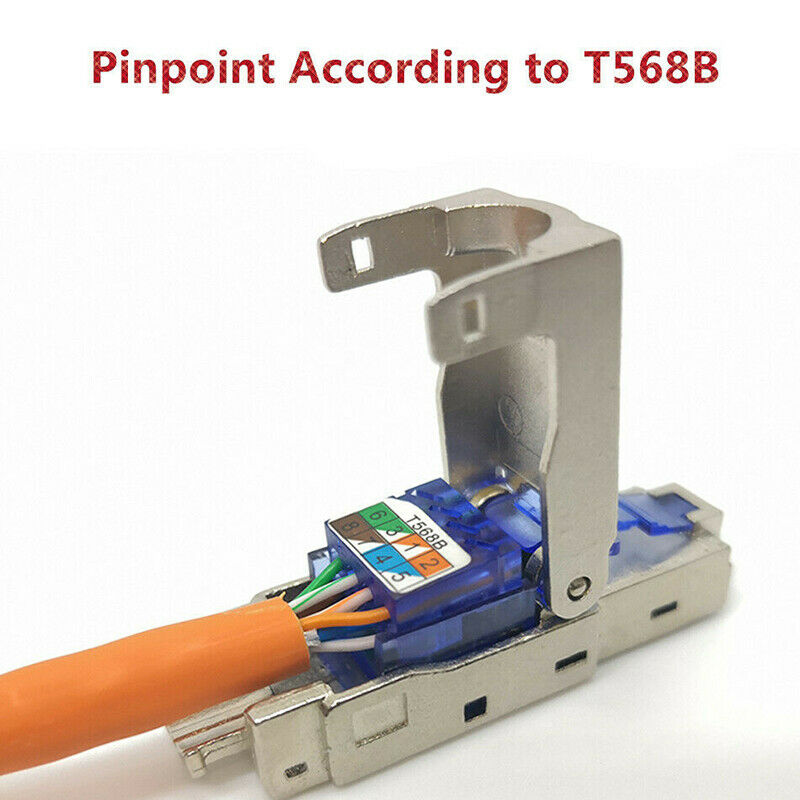 CRJ-0082-7 Φις Γραμμής Δικτύου Cat7 RJ45 CAT.7 Modular Type (Crimpless ...