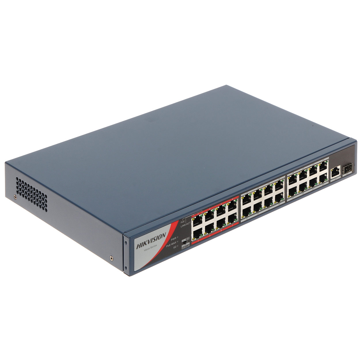 HIKVISION DS-3E0326P-E/M(B) 24 Ports Unmanaged PoE Switch 802.3af/802 ...