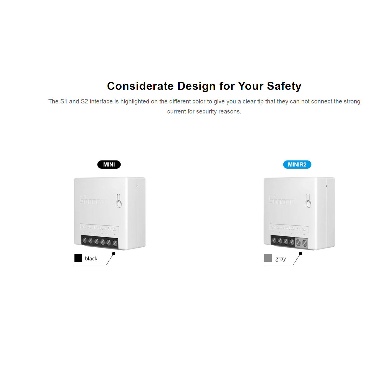 SONOFF MINIR2 Τηλεχειριζόμενος Smart WiFi Mini Διακόπτης 10A ...