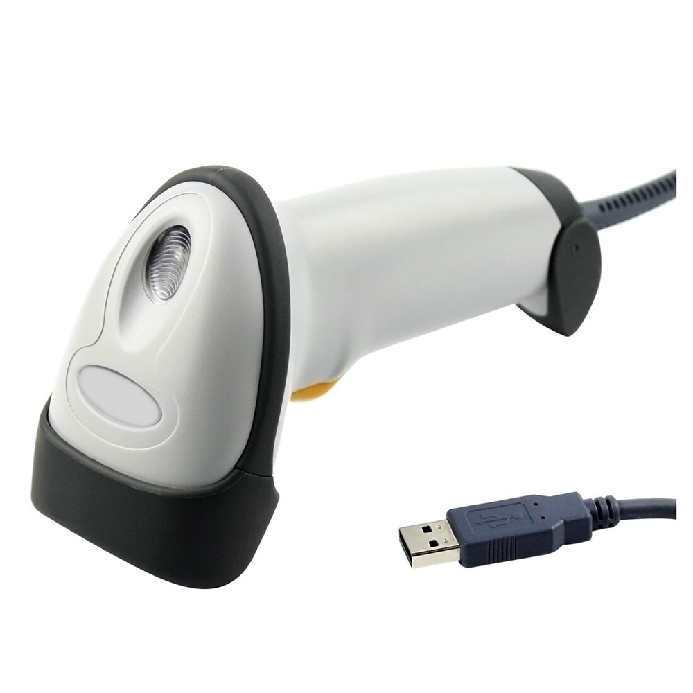 MJ-808 Σαρωτής Barcode Scanner Χειρός, με σύνδεση USB, Laser Technology