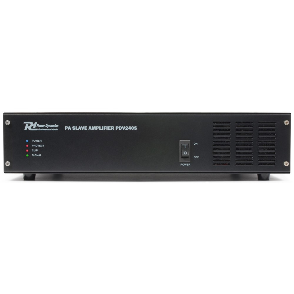 POWER DYNAMICS PDV240S Boost Amplifier 240 Watt, 4 Ohm, 100V 952.075 ...
