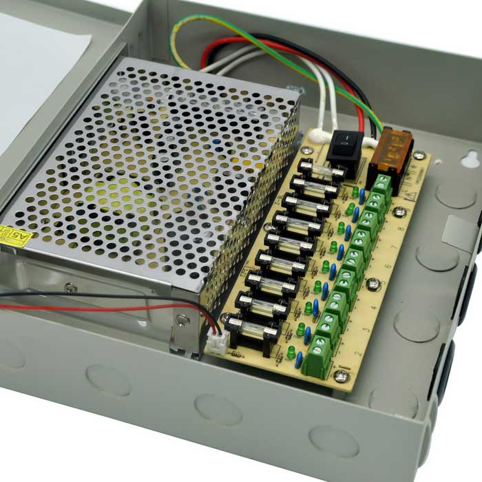 CP1209-10A-9 Switching Τροφοδοτικό CCTV 9 καμερών 12VDC 10A 120Watt