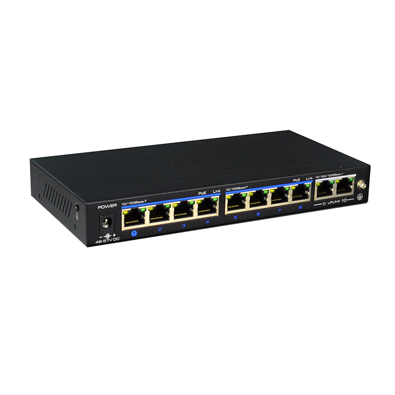 UTEPO UTP3-SW08-TP120-A1 8 Ports PoE Unmanaged Gigabit Switch 802.3af ...