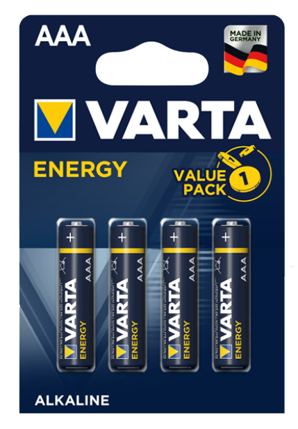 VARTA ENERGY AAA Μπαταρία Alkaline Energy AAA (LR03) 4 τμχ