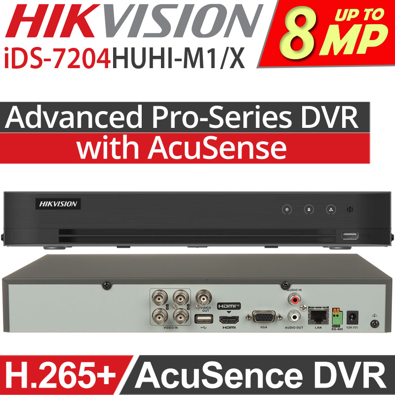 HIKVISION iDS-7204HUHI-M1/X Advanced Pro-Series Acusence DVR ...