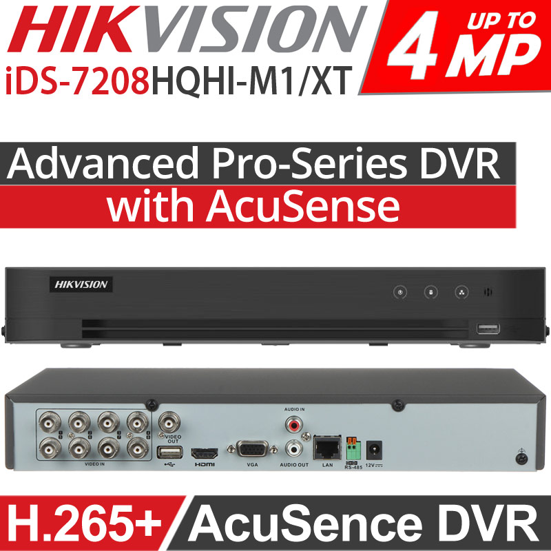 HIKVISION iDS-7208HQHI-M1/XT Advanced Pro-Series Acusence DVR ...